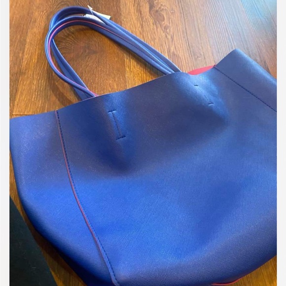Macy's | Bags | Nwt Macys Blue Pink Tote | Poshmark